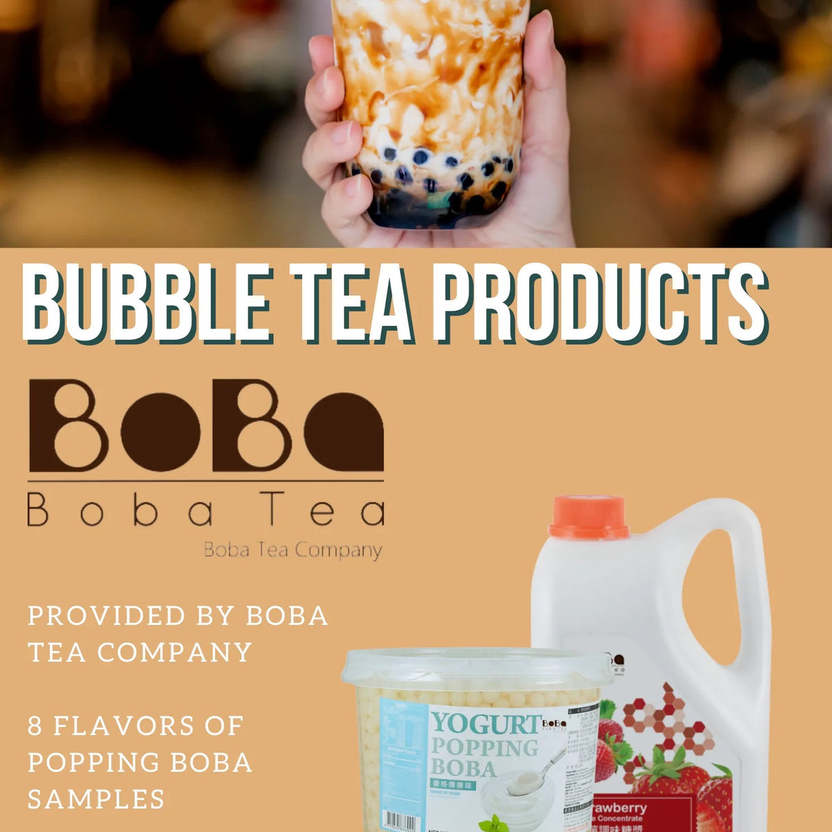 We have 8 flavours of popping boba and juices in stock now! – Boba Tea ...
